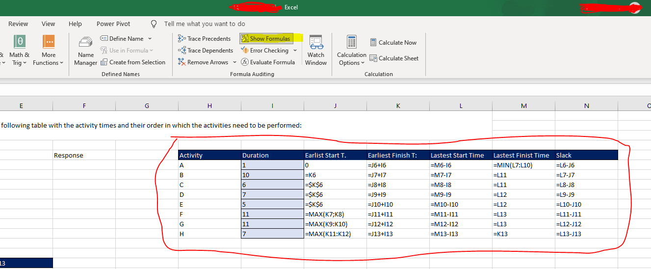 Solved Please show me how you did on excel, in that way I | Chegg.com