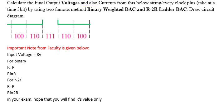 Calculate the Final Output Voltages and also Currents | Chegg.com