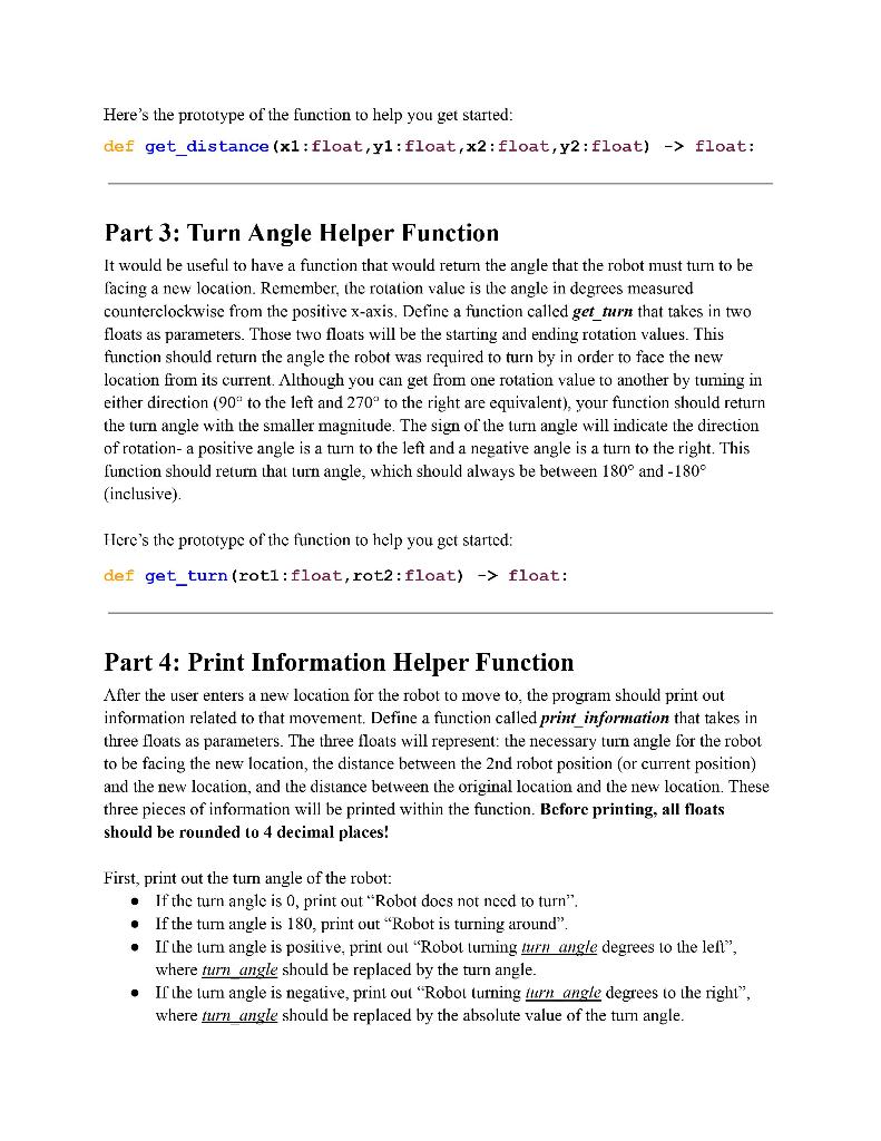 Project 6 -Robot Navigation System The goal of this | Chegg.com
