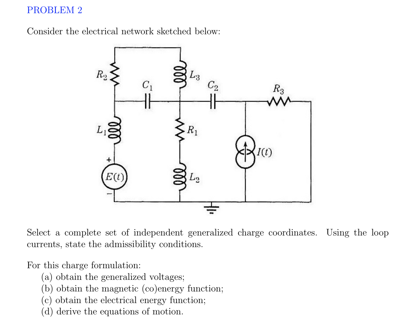 Solved Can you answer this using Electromechanical analysis, | Chegg.com