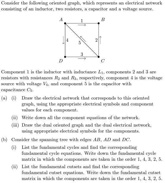 Solved Consider the following oriented graph, which | Chegg.com