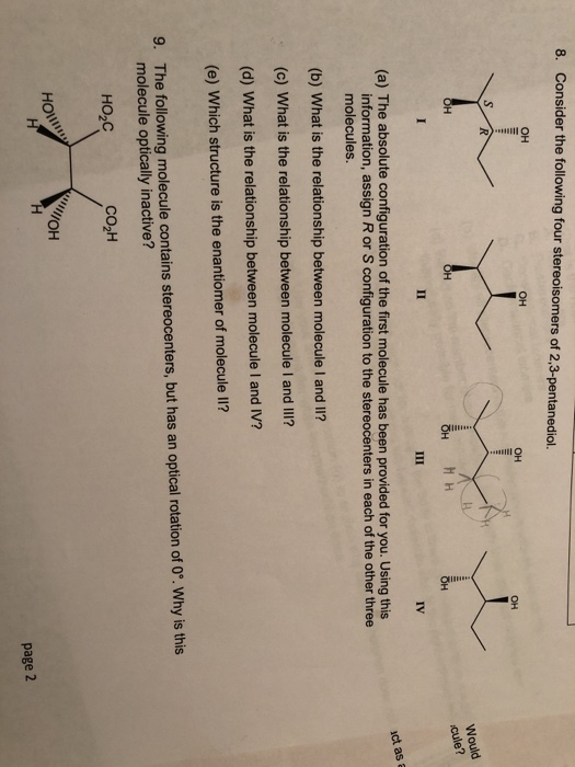 Solved 3. Why does the name (R,S)-3-bromo-2-chloropentane | Chegg.com