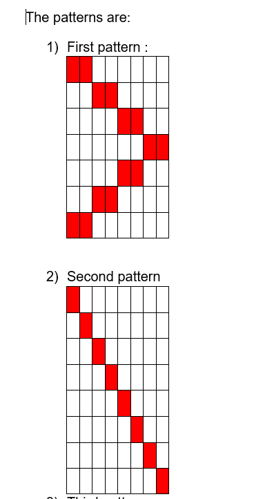 Part 1: Dynamic Patterns Using LEDs Requirement In | Chegg.com