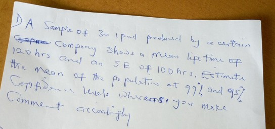 Solved DA Sample of 3 pad fodce ctein SapaCompy Shoss 120 | Chegg.com