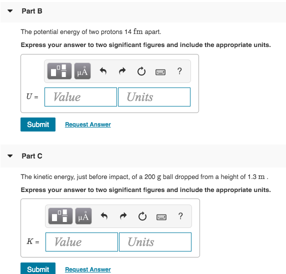 Solved Express in eV (or keV or MeV if more appropriate): | Chegg.com
