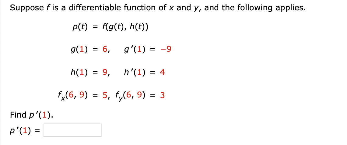 Solved Suppose f is a differentiable function of x and y, | Chegg.com
