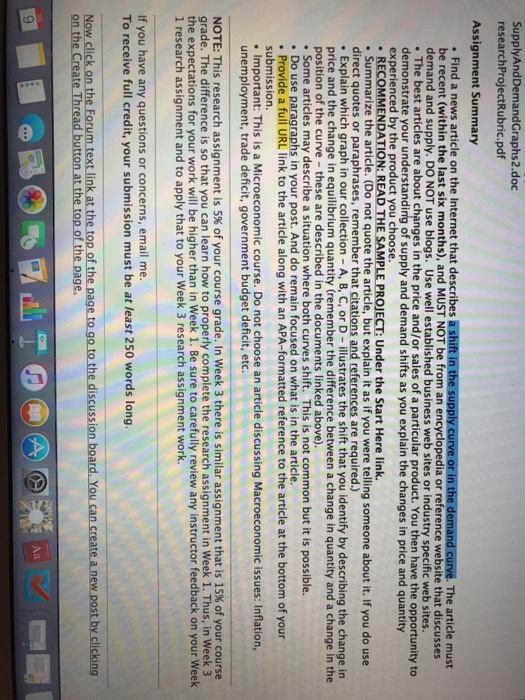 Solved Assignment Summary Find a news article on the | Chegg.com