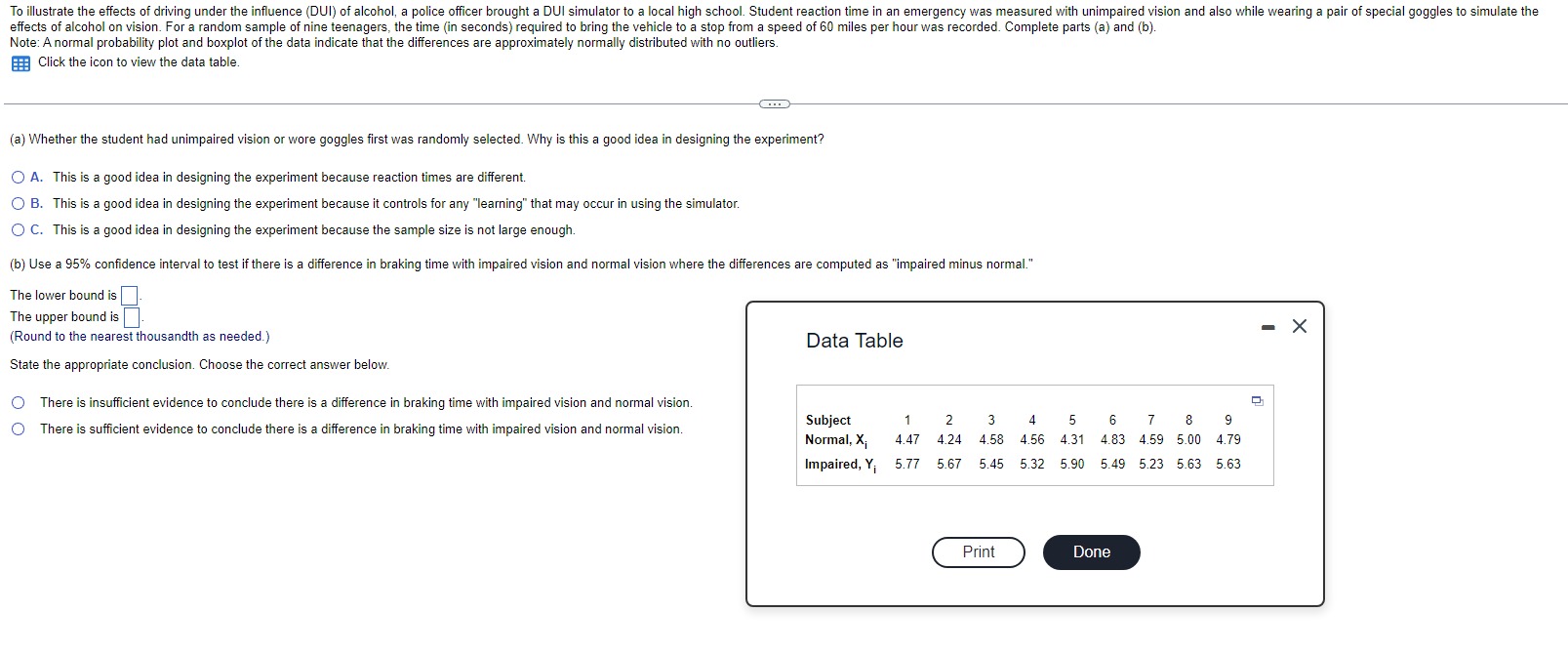 Note: A normal probability plot and boxplot of the | Chegg.com