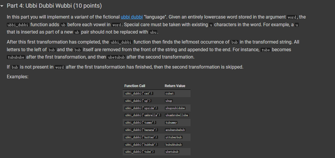 Solved Ubbi dubbi From Wikipedia, the free encyclopedia Ubbi | Chegg.com