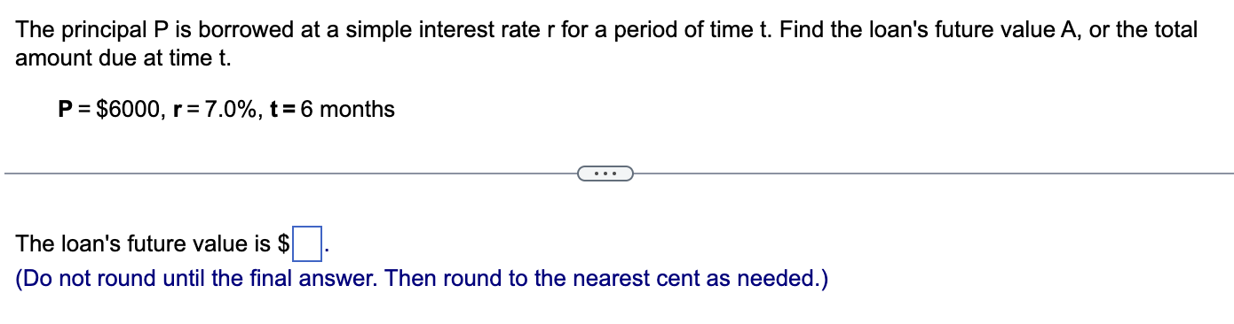 Solved The principal P is borrowed at a simple interest rate | Chegg.com