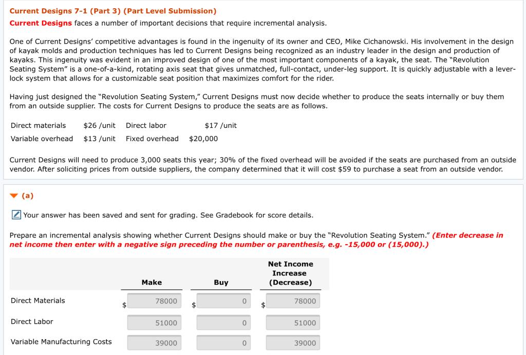 Solved Current Designs 7-1 (Part 3) (Part Level Submission) | Chegg.com