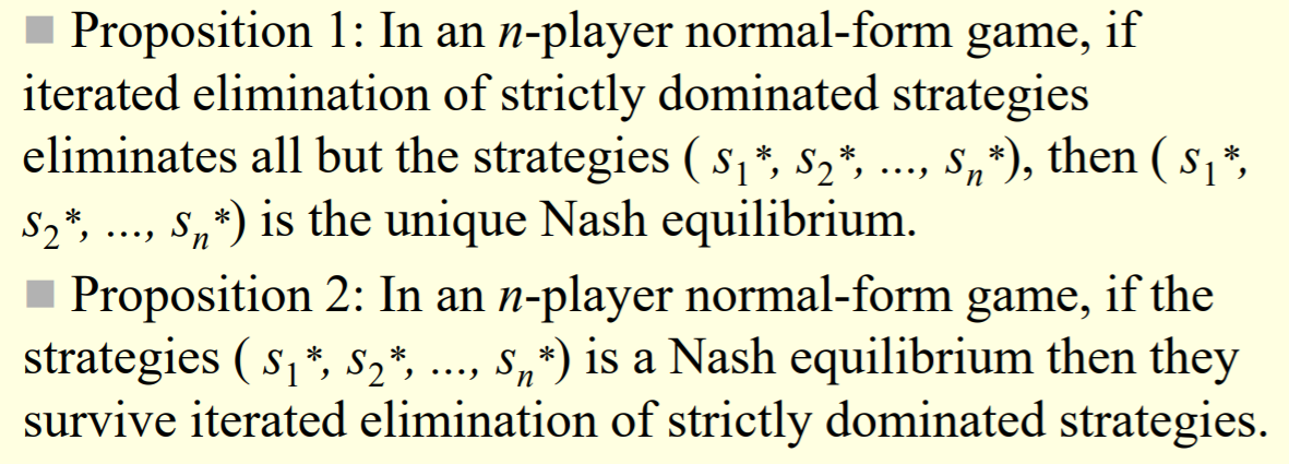 Solved • Proposition 1: In an n-player normal-form game, if | Chegg.com