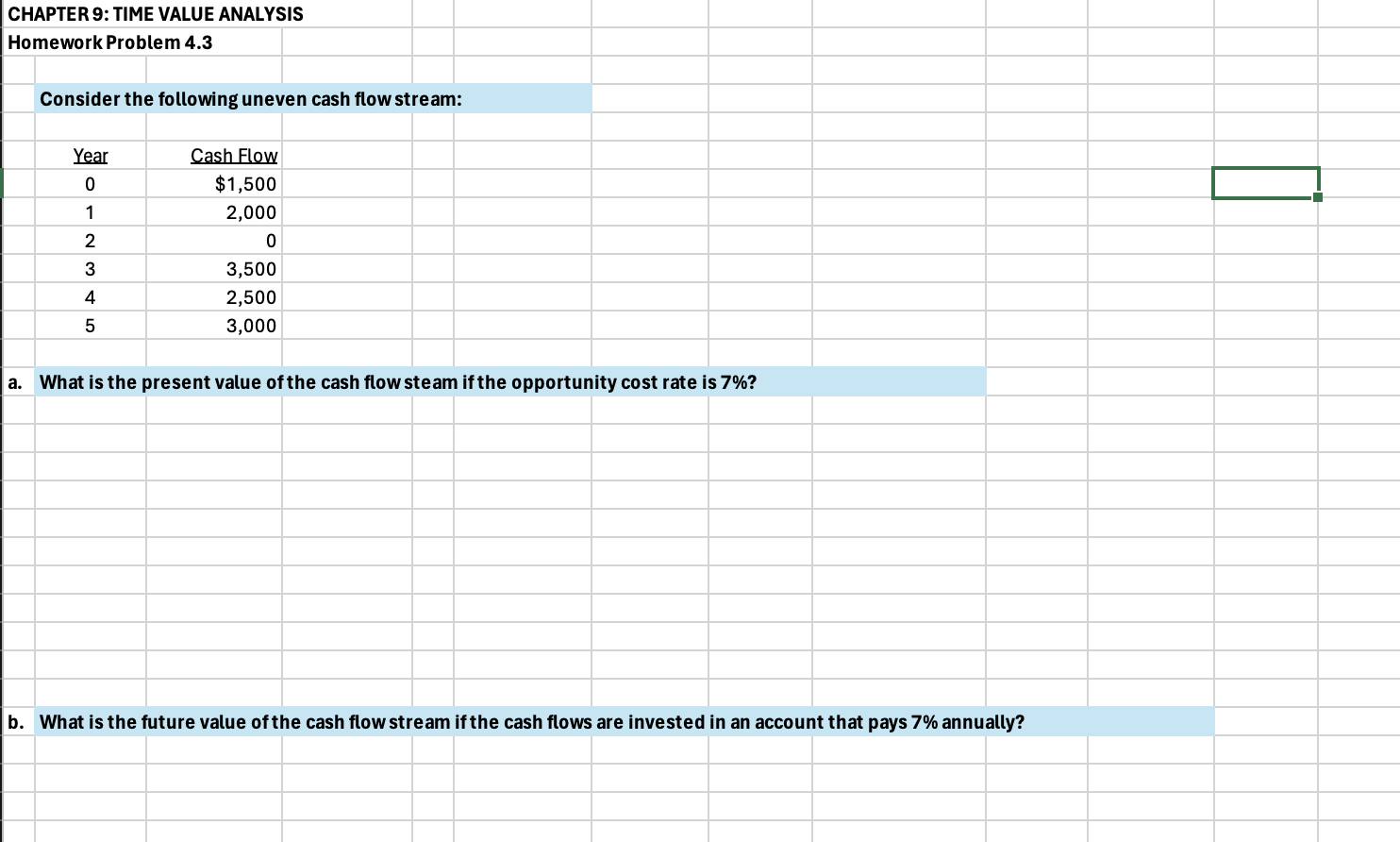 Solved 2. ﻿CHAPTER 9: TIME VALUE ANALYSISHomework Problem | Chegg.com