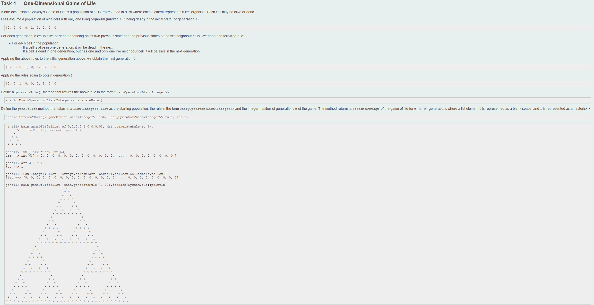 Solved Answer in Java and only utilise Streams to solve the | Chegg.com