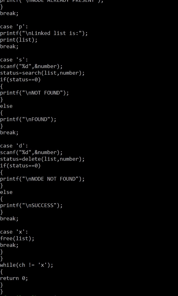 Solved I'm writing a main program in C for assignment that | Chegg.com
