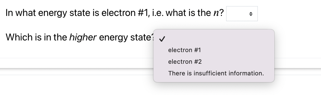 Solved The following questions concern an excited state of | Chegg.com