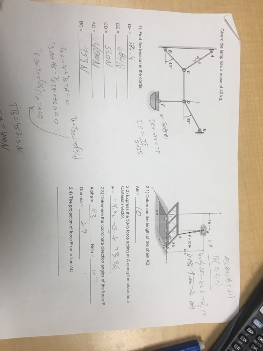 Solved 1 If the resultant force acting on the support is to | Chegg.com