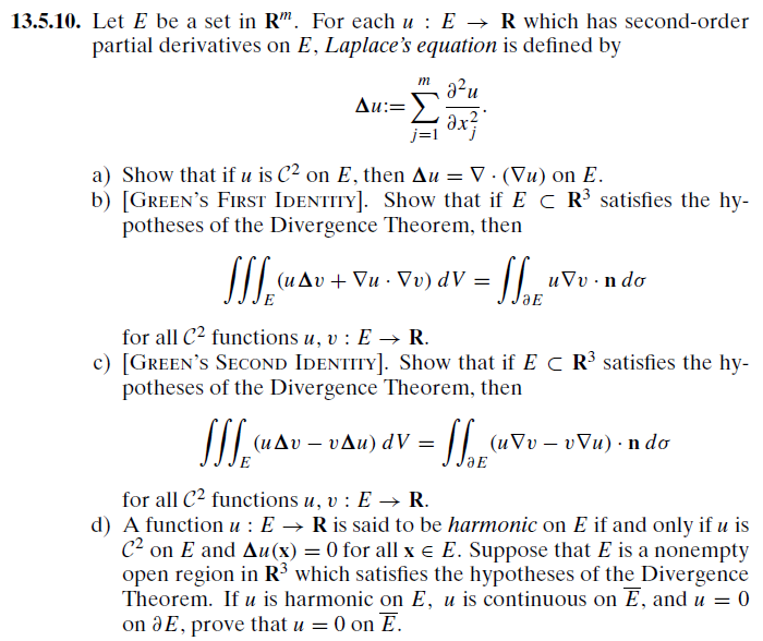 Solved 13.5.10. ﻿Let E be ﻿a set in Rm. ﻿For each u:E→R | Chegg.com