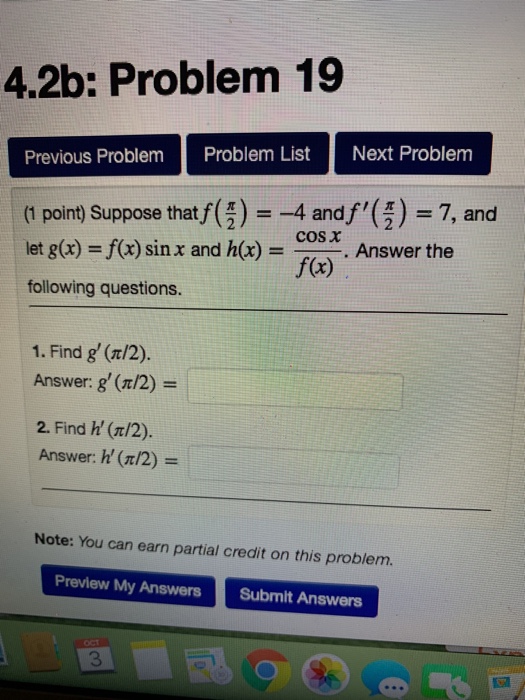 Solved 4.2b: Problem 19 Previous Problem Problem List (1 | Chegg.com