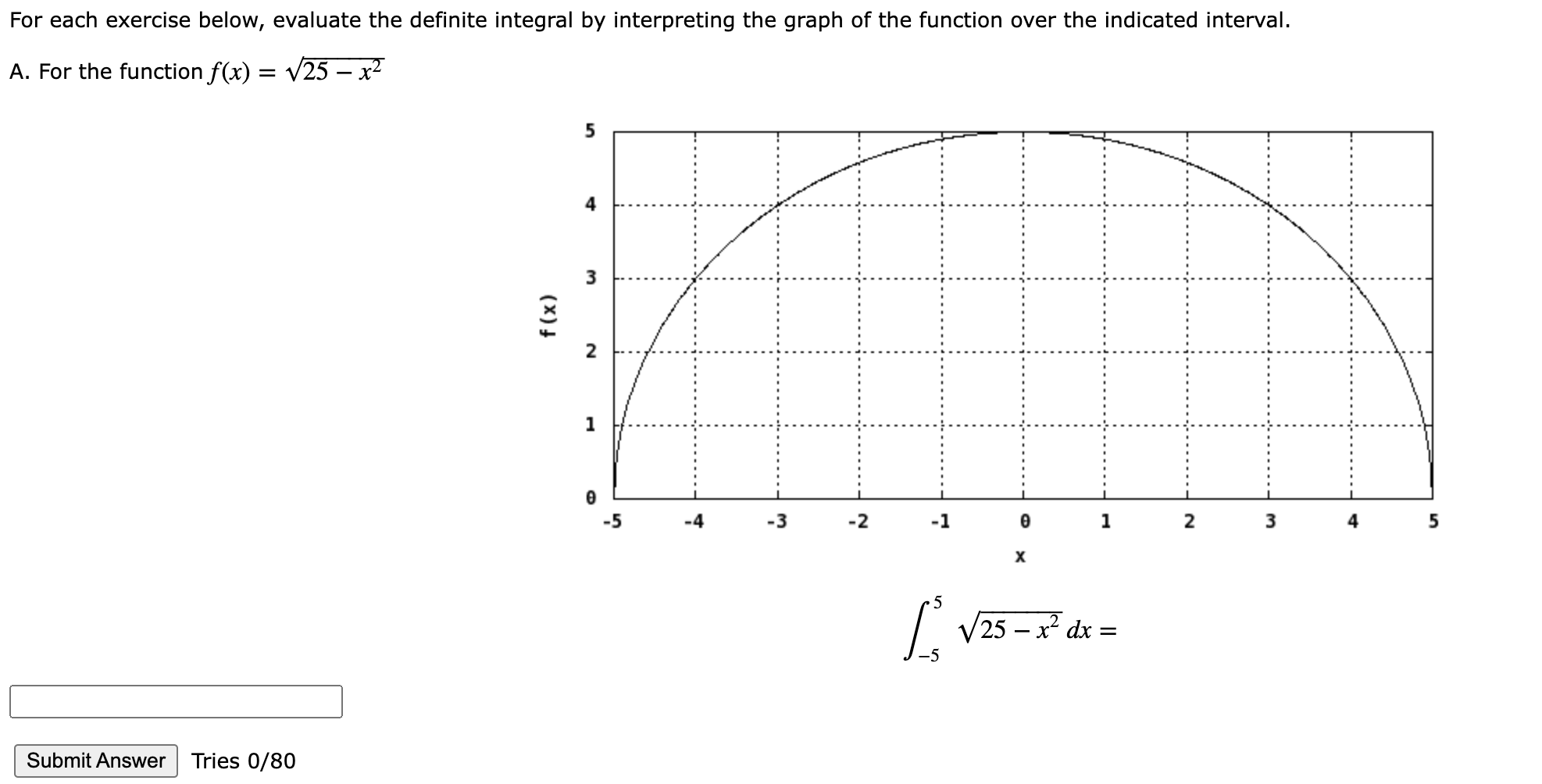 Solved For each exercise below, evaluate the definite | Chegg.com
