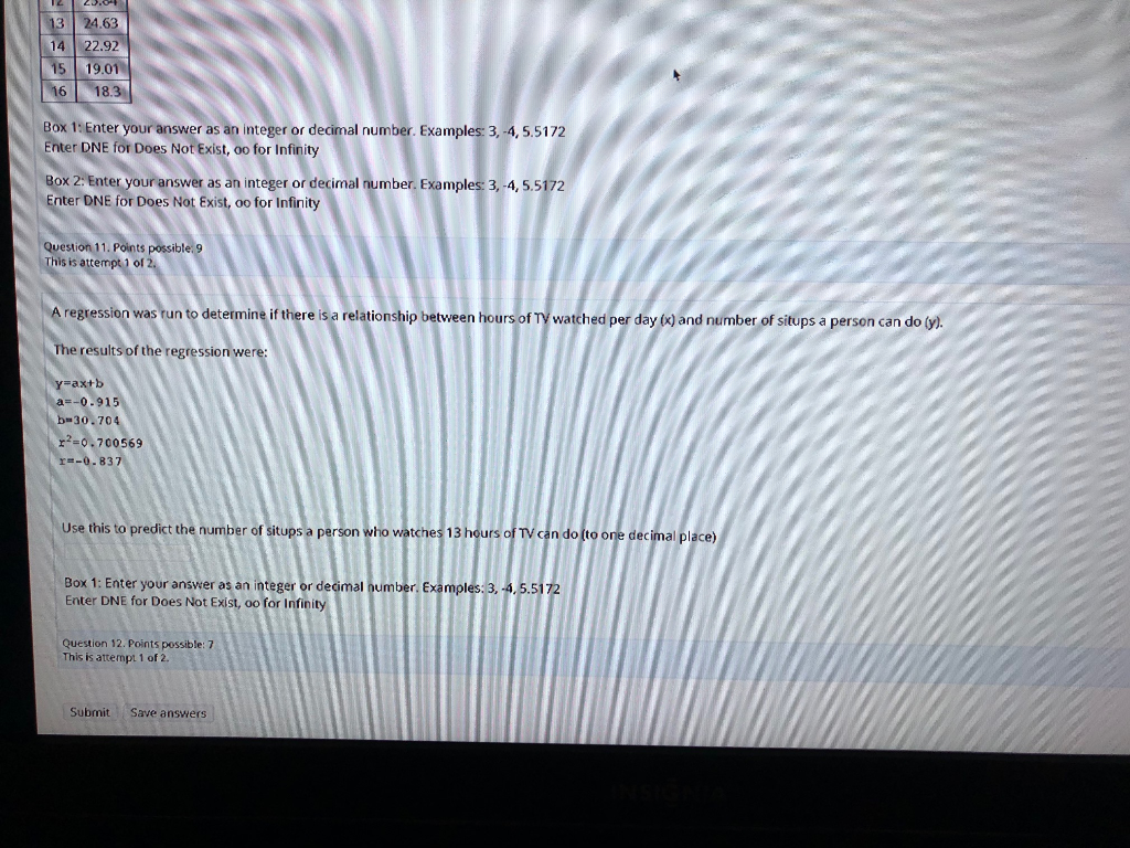 Solved 63 3 14 22.92 5 19.01 16 18.3 ox 1: Enter your answer | Chegg.com