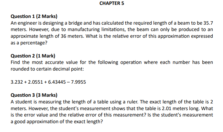 Solved Question 1 (2 Marks) An engineer is designing a | Chegg.com