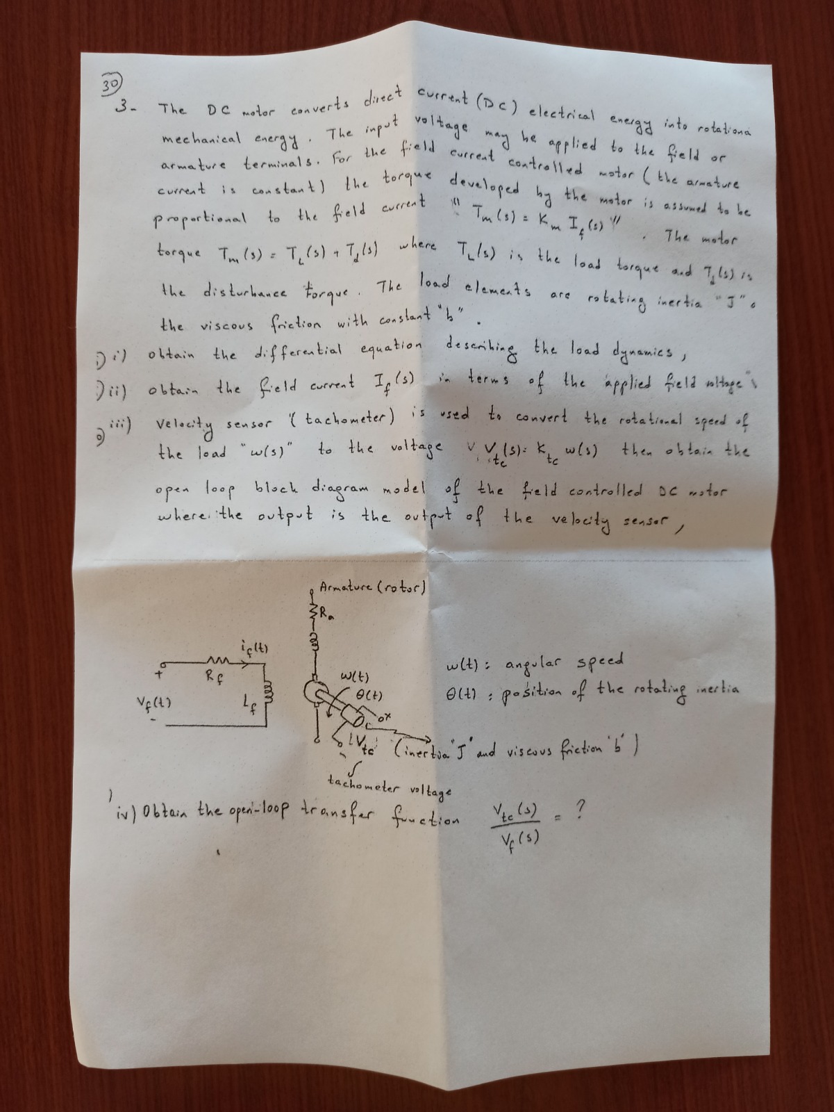 Solved Lecture is Feedback Control Systems. The | Chegg.com