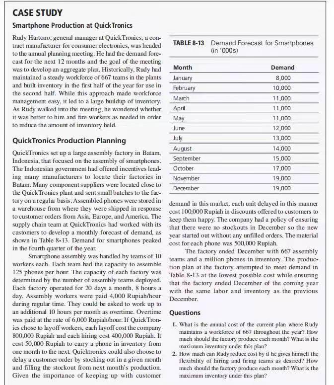 Solved This is the case study, which should be calculated in | Chegg.com
