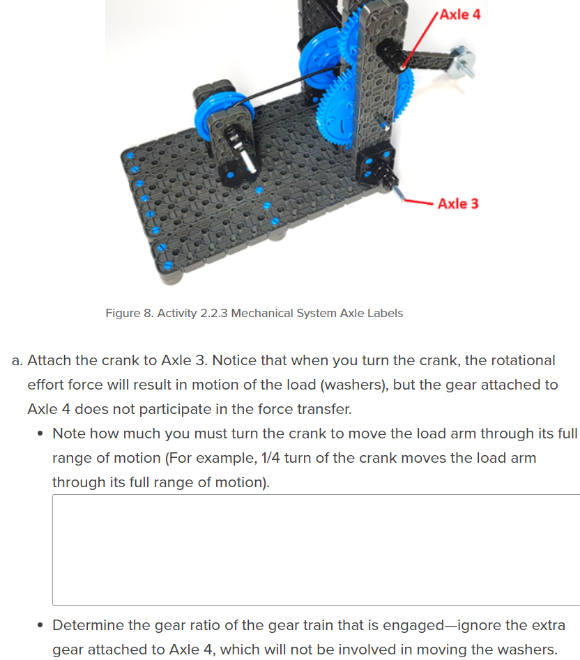 Gear System Build - Function Animation Figure 7. Gear | Chegg.com