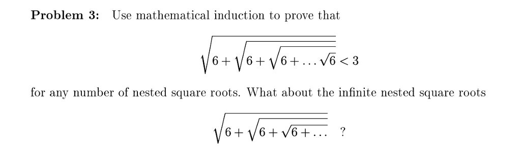 Solved Problem 3: Use mathematical induction to prove that | Chegg.com