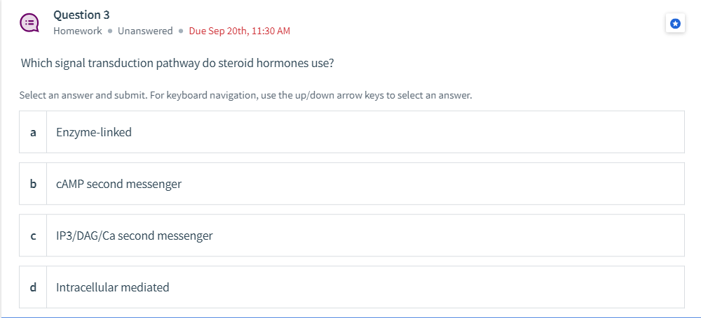 Solved Question 3 Homework • Unanswered - Due Sep 20th, | Chegg.com