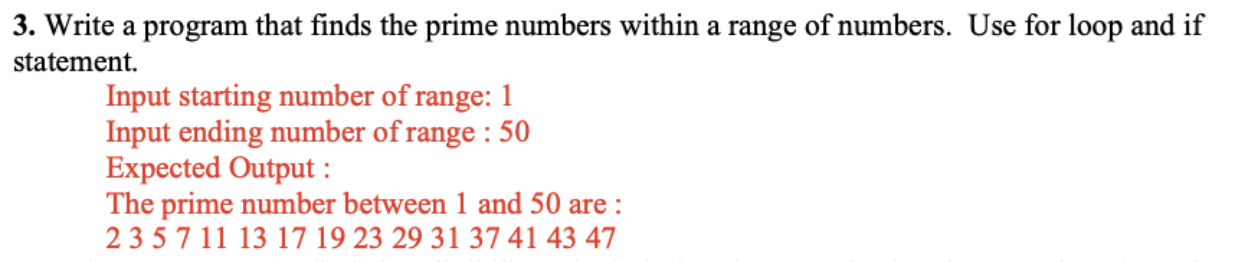 Solved 3 Write A Program That Finds The Prime Numbers Chegg