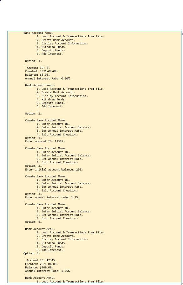 Solved Create C# program Design a class named BankAccount | Chegg.com Solved Create C# program Design a class named BankAccount | Chegg.com