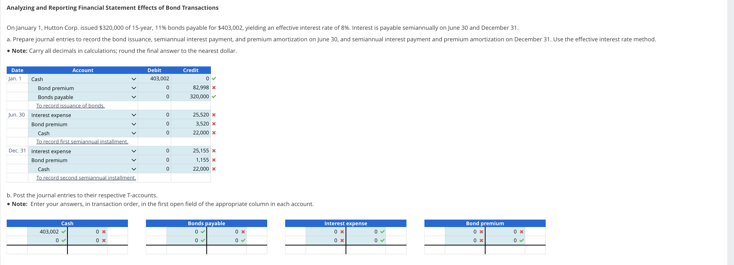 Solved Analyzing and Reporting Financial Statement Effects | Chegg.com