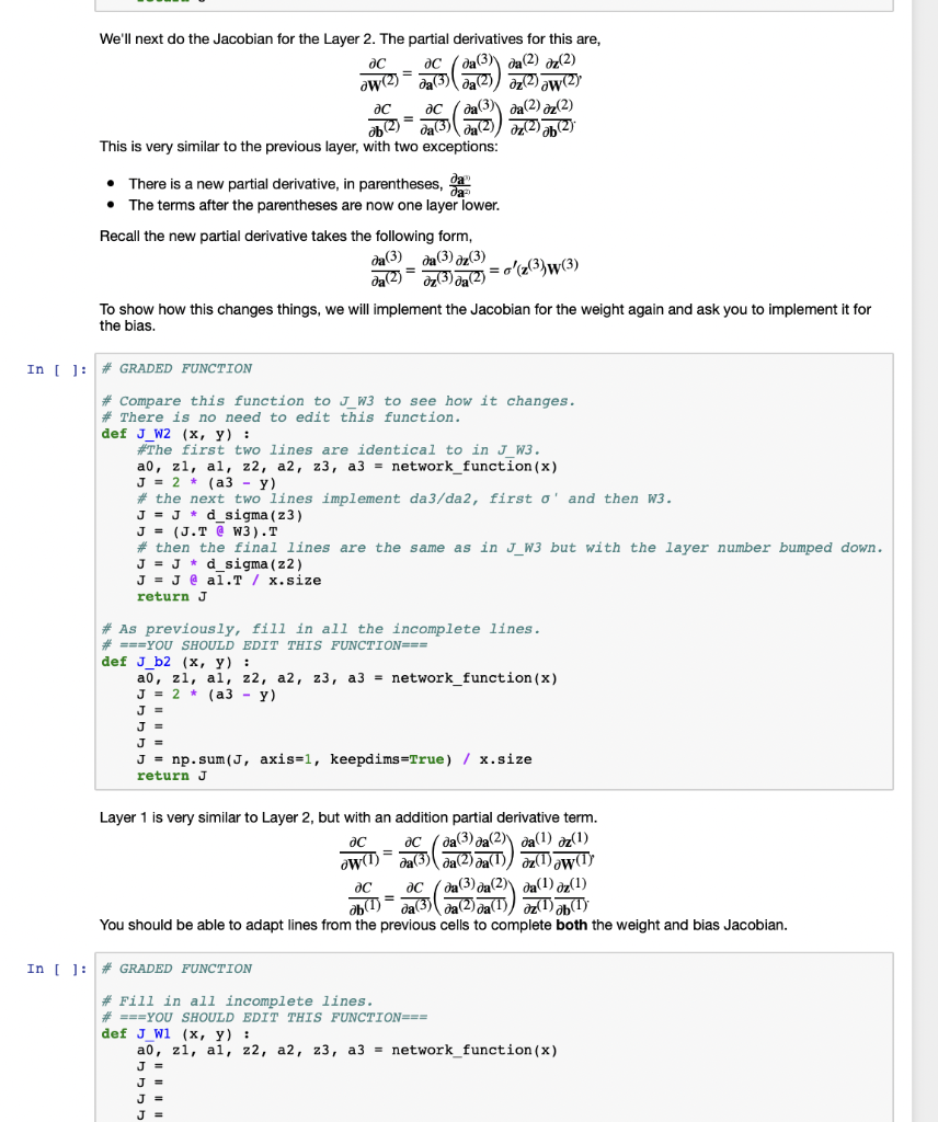 Solved Backpropagation Instructions In this assignment, you | Chegg.com