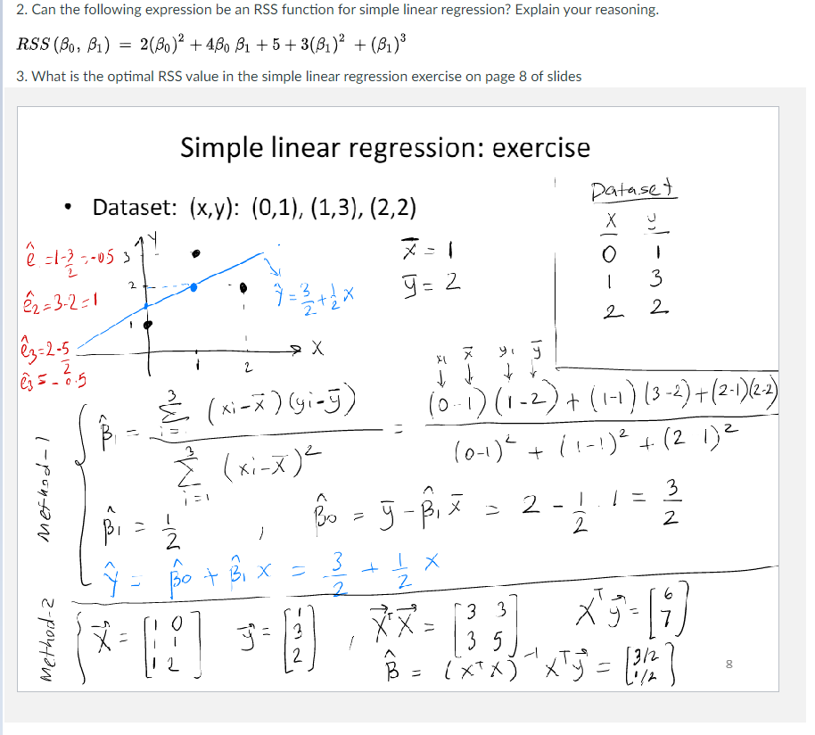 Solved 2. Can the following expression be an RSS function | Chegg.com