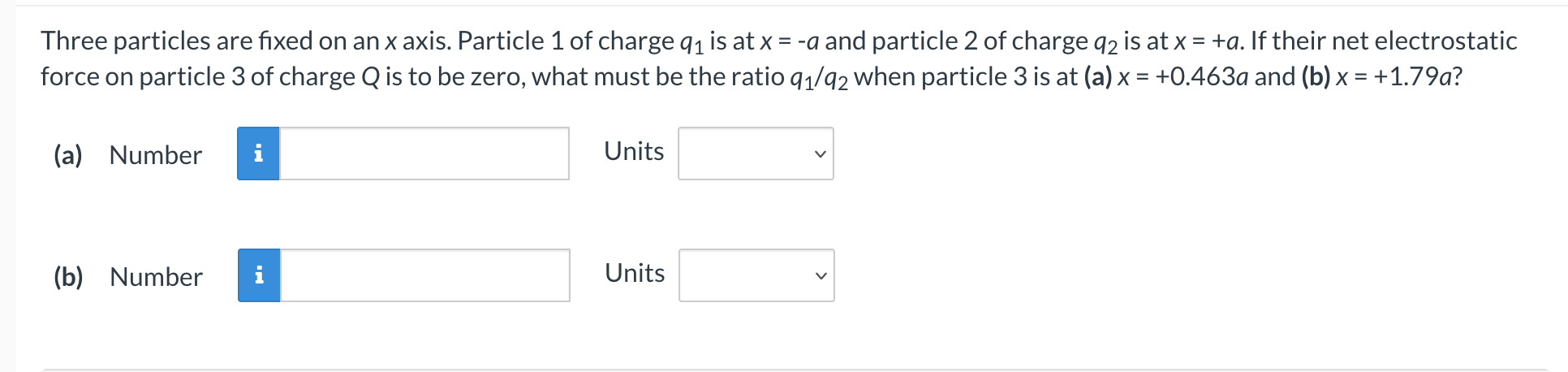 Solved What is the magnitude of the electrostatic force | Chegg.com