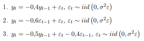Solved Invertibility and Stationarity of ARMA(p,q) ModelsFor | Chegg.com