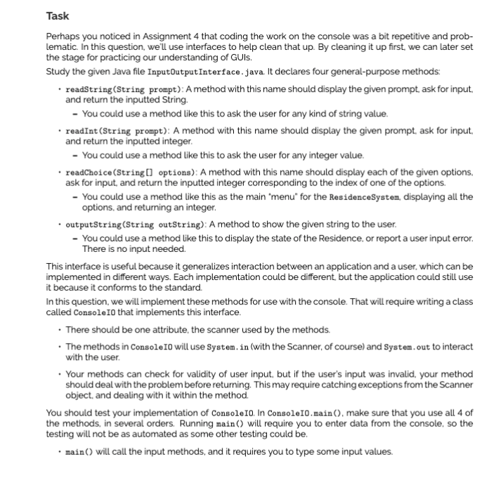 Solved Task Perhaps you noticed in Assignment 4 that coding | Chegg.com