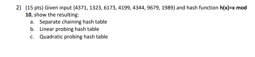Solved 2) (15 pts) Given input | Chegg.com