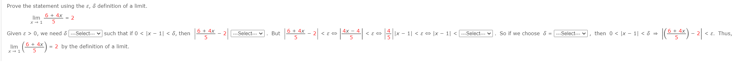 Solved Prove the statement using the E, & definition of a | Chegg.com