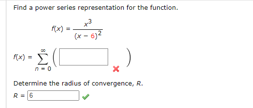 Solved Find a power series representation for the function. | Chegg.com