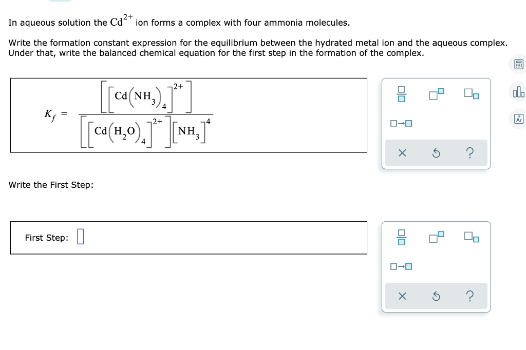 Solved In aqueous solution the Ca2+ ion forms a complex with | Chegg.com