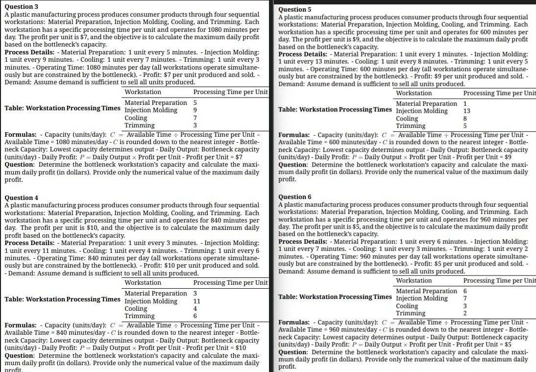 Solved Operations Management Tools for Calculating | Chegg.com