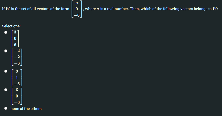 Solved Question (5 points): Choose the correct statement for | Chegg.com