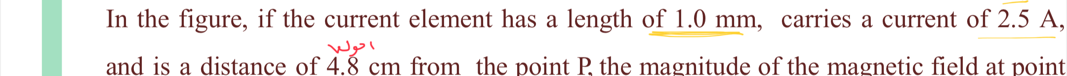 Solved In the figure, if the current element has a length of | Chegg.com