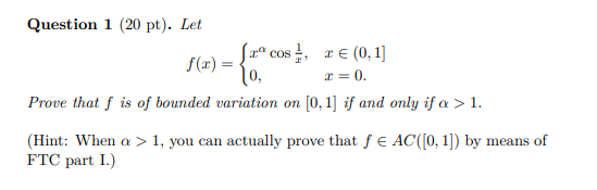Solved Question 1 (20 ﻿pt). | Chegg.com