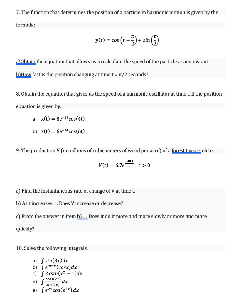 Solved Assignment 3 - Derivative and Antiderivative of Sine | Chegg.com
