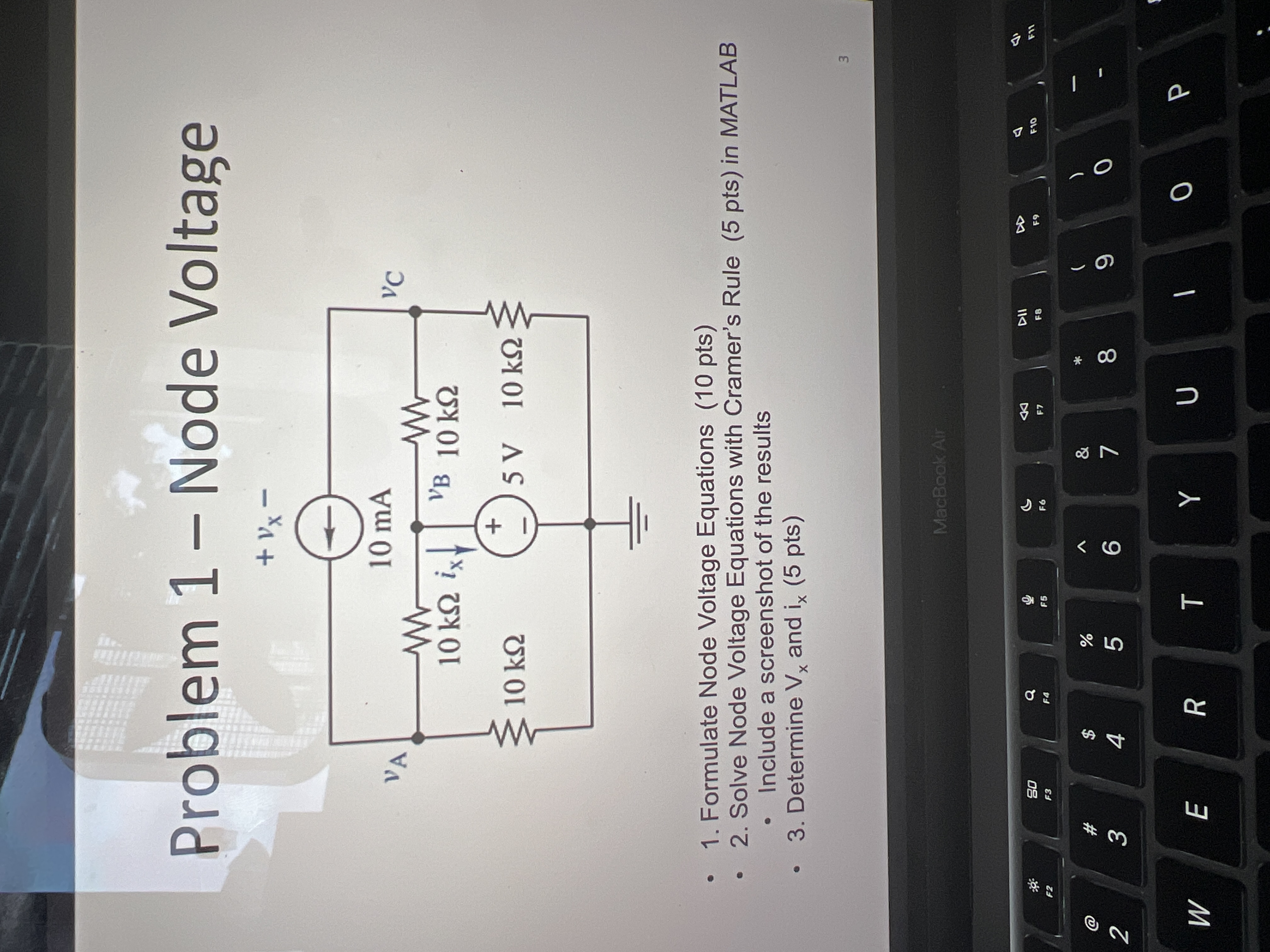 Solved Problem 1 - Node Voltage | Chegg.com