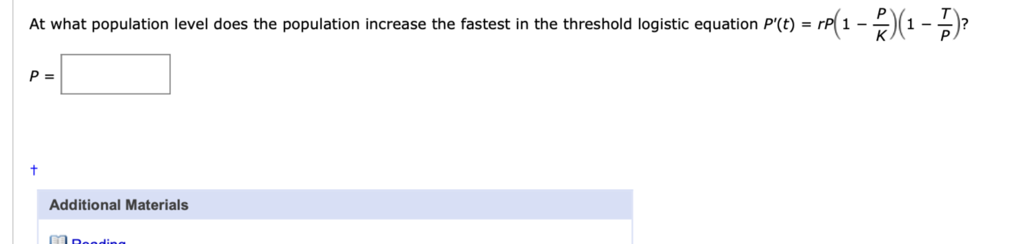 Solved At what population level does the population increase | Chegg.com